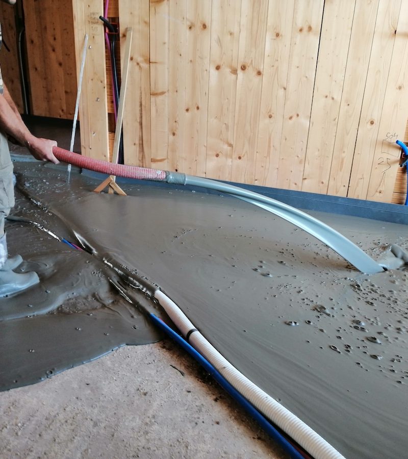 Double-Layer Insulating Cellular Concrete Screed - Isoltech